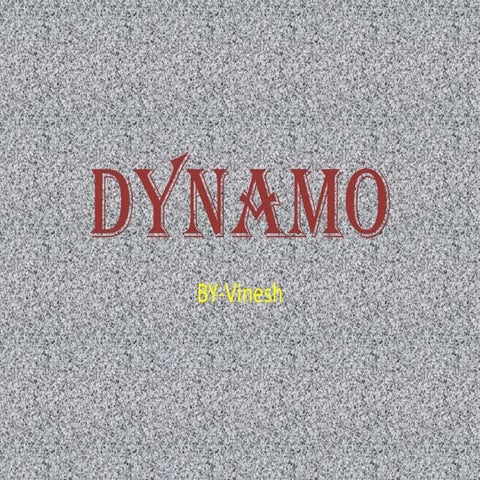Dynamo | PPTX