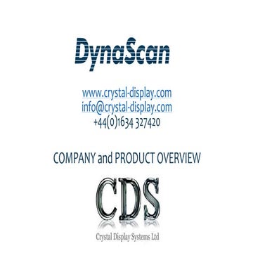 DynaScan HighBright Displays Company and Product Profile | PPT