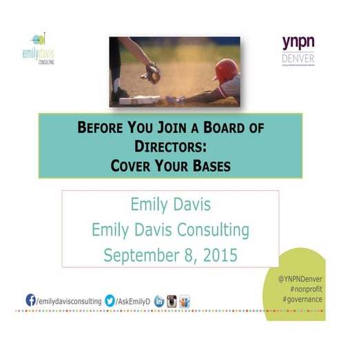 Before You Join a Board of Directors | PDF