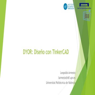 Dyor tinker cad | PPTX