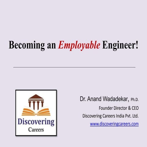 Becoming an Employable Engineer | PPTX
