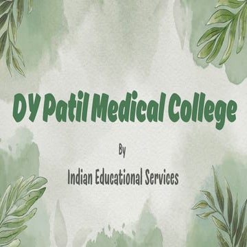 Exploring the DY Patil Medical College.pdf
