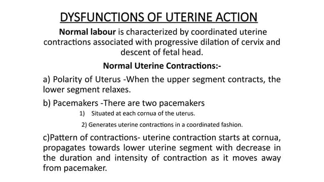Uterine inertia | PPT