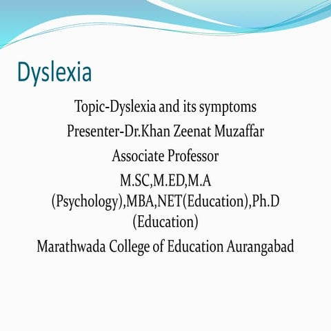 DYSLEXIA.PPT