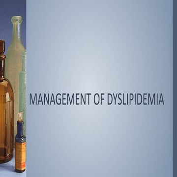 Dyslipidemia | PPT