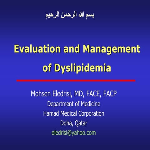 ATP IV Guideline for Blood cholesterol level | PPT