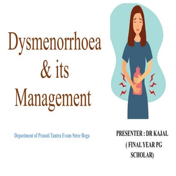 Primary Dysmenorrhoea & its Management.pptx
