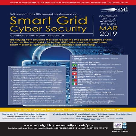 SMi Group's Smart Grid Cyber Security 2019 conference | PDF