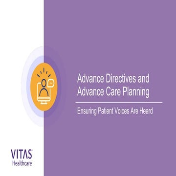 Advance Directives and Advance Care Planning | PDF