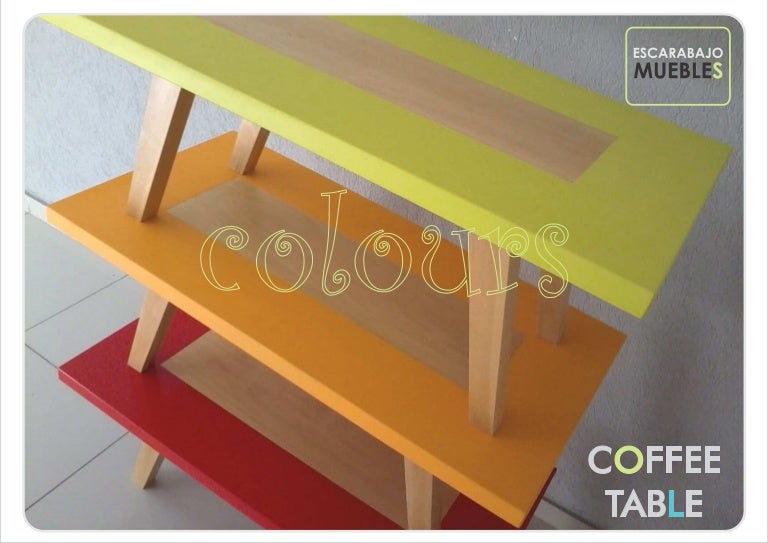 COLOURS COFFEE TABLE