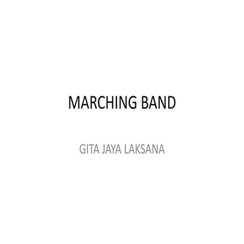 marching band power point | PPTX