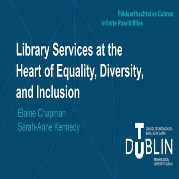 Are we the heart of inclusion, diversity and equality? Eliminating ...