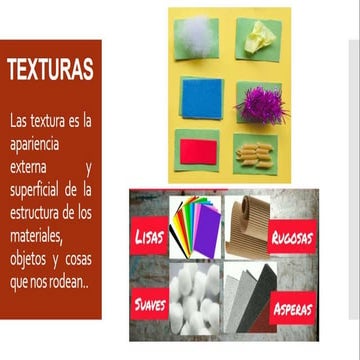 Clasificación de texturas : táctiles y visuales | PDF