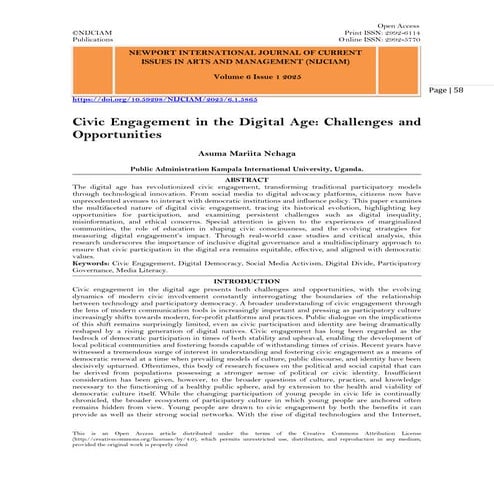 Civic Engagement in the Digital Age: Challenges and Opportunities (www ...
