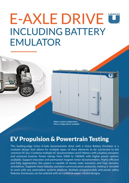 Universal Inverters For Testing | EV Battery Emulator - Unico | PDF