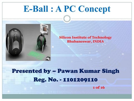 E ball technology | PPTX