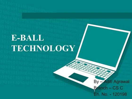 E ball technology | PPTX