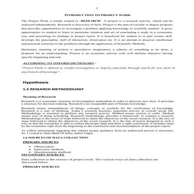 E banking project | DOCX | Consumer Banking | Personal Finance