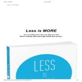 E-book Your Life With Less Stuff. | PDF