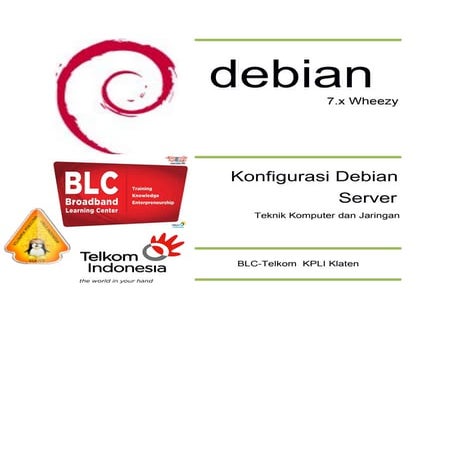 E book konfigurasi debian server 7 | PDF