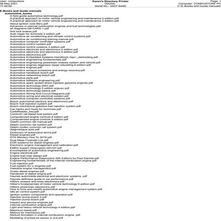 E books+guide manuals list | PDF