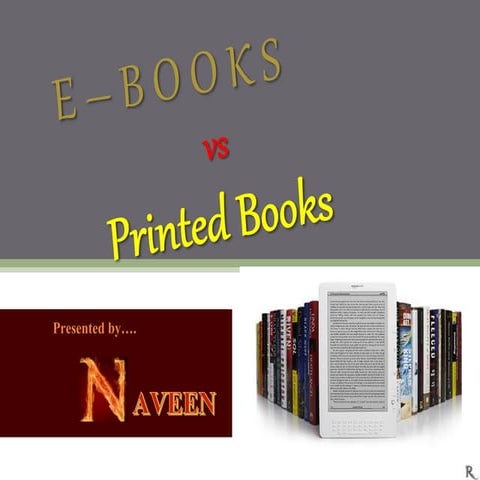 Ppt on E books | PPTX