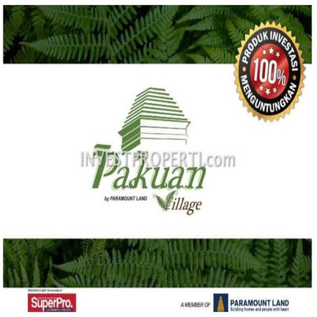 e-Brochure Pakuan Village Paramount di Curug Tangerang | PDF
