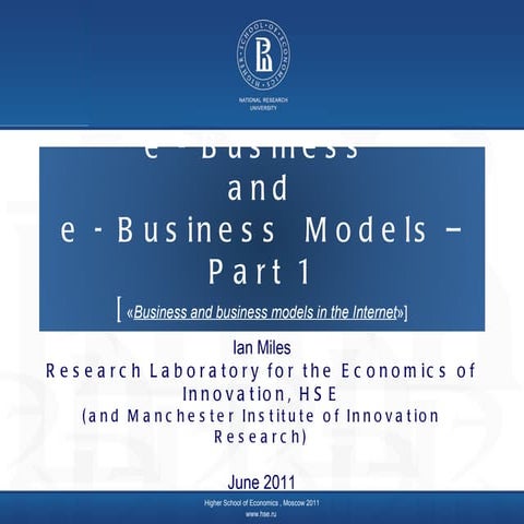 e-Business part 1 | PPT