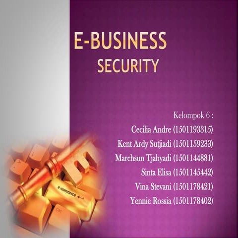 E business security (Topik-Topik Lanjutan) | PPTX