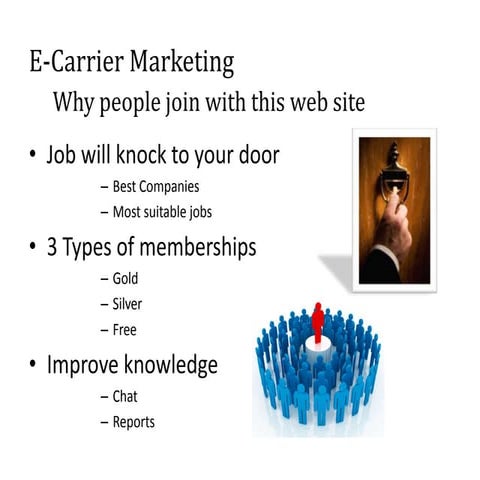 E carrier marketing | PPTX