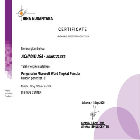 E certificate isa | PPT