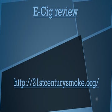 E cig review | PDF