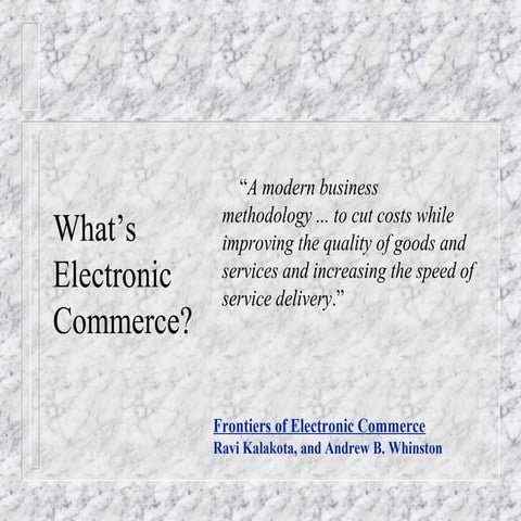 1 Basic E-Commerce Concepts.ppt for business | PPT