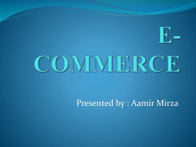 Brick and mortar vs ecom | PPTX