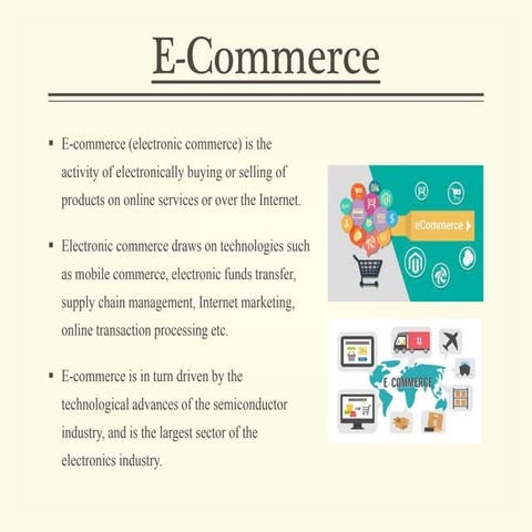 E commerce | PPT
