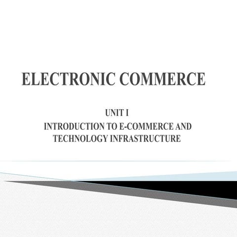 Electronic Commerce Basic concept and Security | PPTX