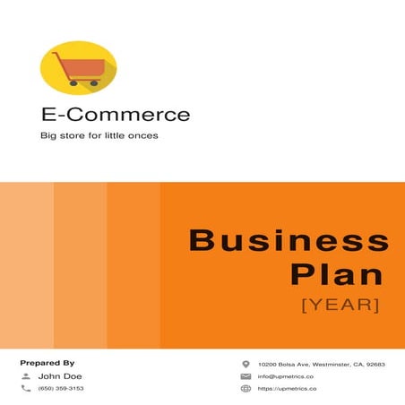e-commerce business plan example | PDF