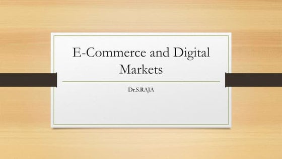 Optimizing Ecommerce Platforms"'''' | PPTX