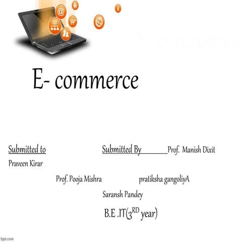E commerce | PPTX