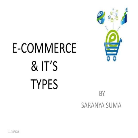 E commerce and types | PPTX