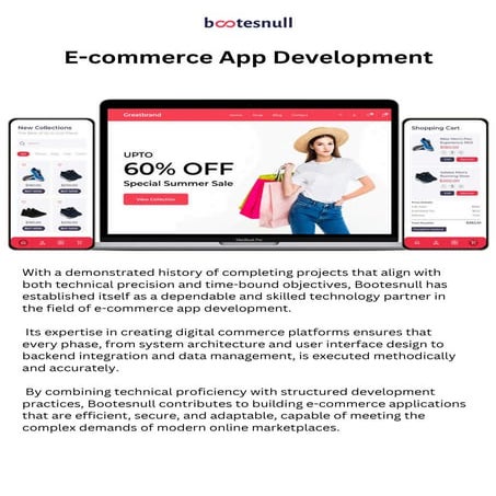 E-Commerce App Development by Bootesnull Company | PDF