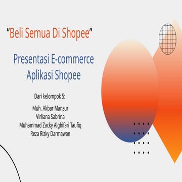 Elektronic Commerce kelompok 5 Shopee .pptx