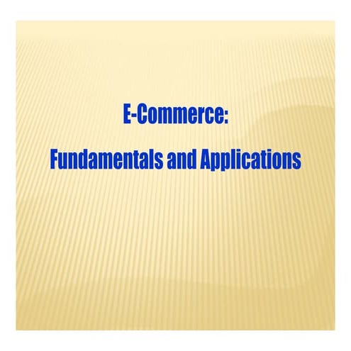 E commerce mod4 | PDF