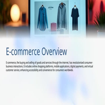 E-commerce, E- learning, E-selling E-commnication | PPTX