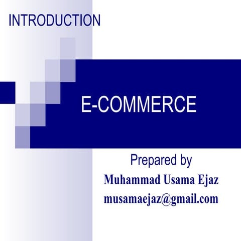 E commerce Presentation | PPT