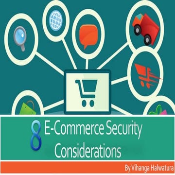 E commerce security | PPTX | Technology & Computing