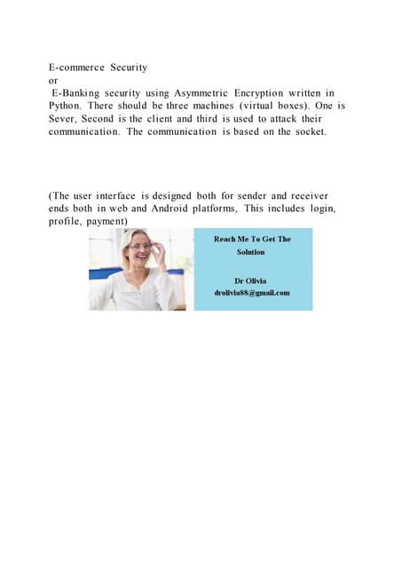 E Commerce Security Or E Banking Security Using Asymmetric Encry Pdf