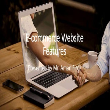 E commerce website features | PPT