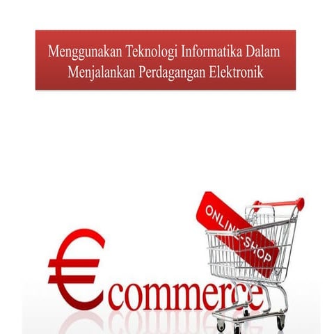 Materi Tentang E-Commers - PEnjualan berbasis Online | PPTX