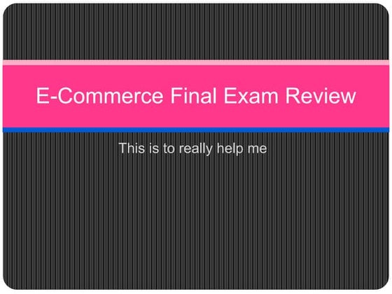 INFORMATION TECHNOLOGY FOR BUSINESS | PPT